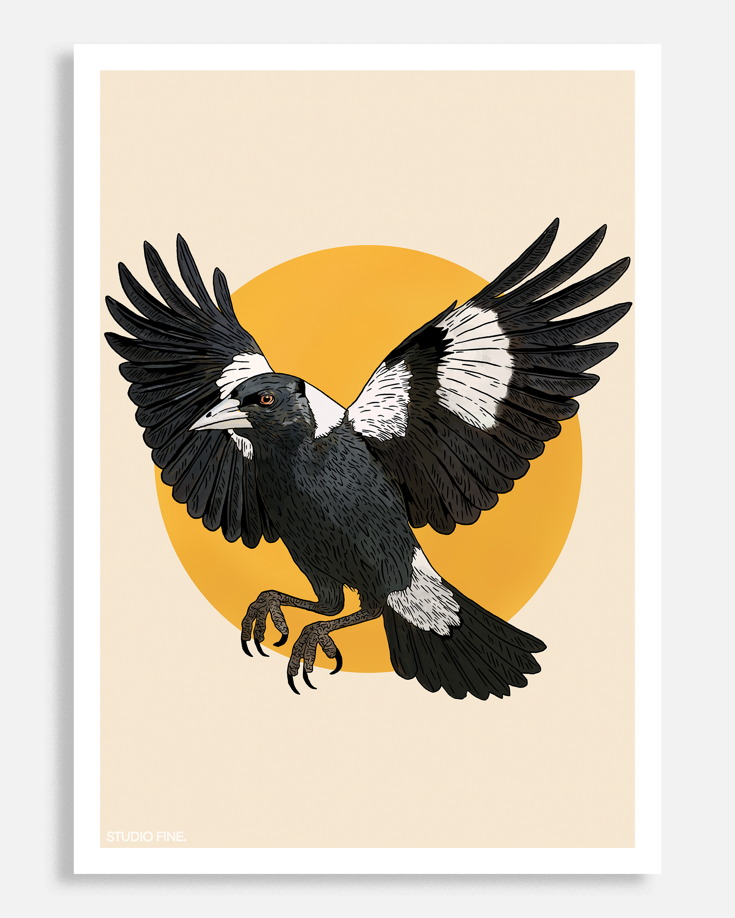 Magpie Print – Studio Fine